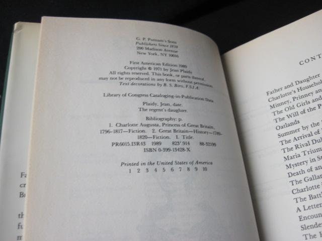 The Regent's Daughter by Jean Plaidy eleanor Hibbert HC - Etsy