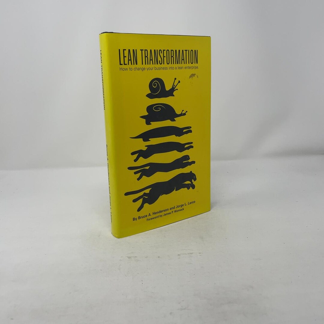Lean Transformation by Bruce A. Henderson HC First Edition Hardcover ...