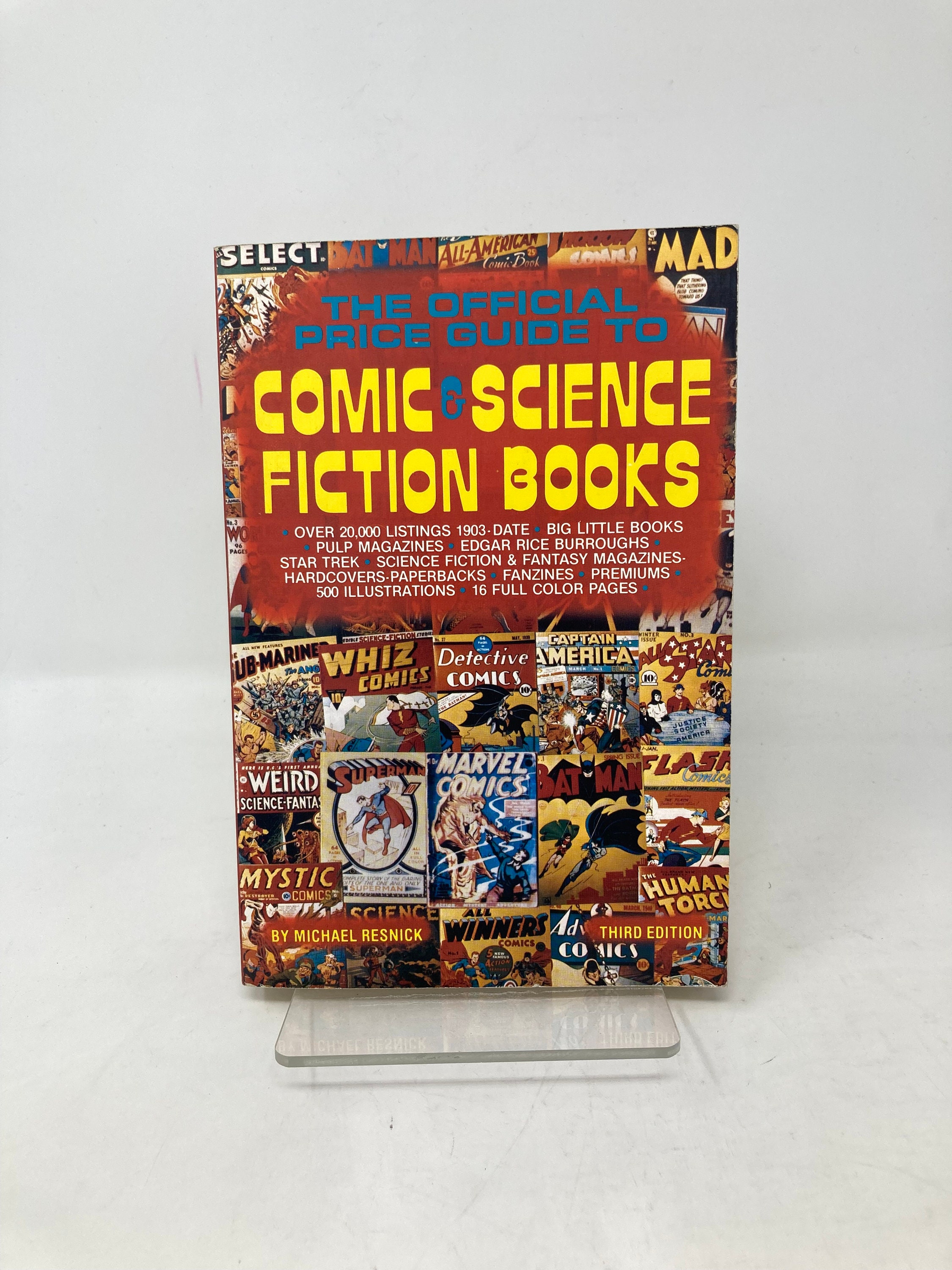 The Official Price Guide to Comic & Science Fiction Books by Michael D ...