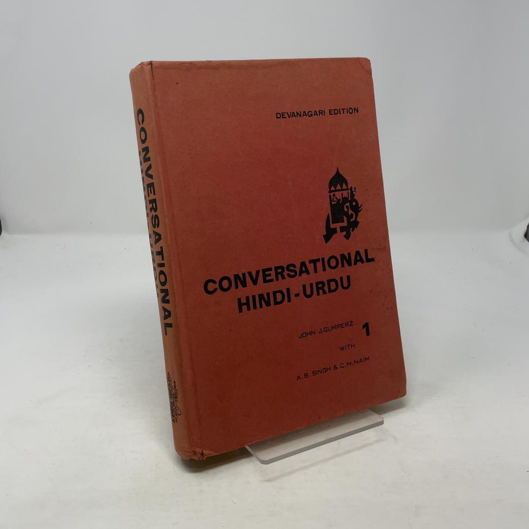 Conversational Hindu-urdu by John J. Gumperz HC 2nd Edition Hardcover ...