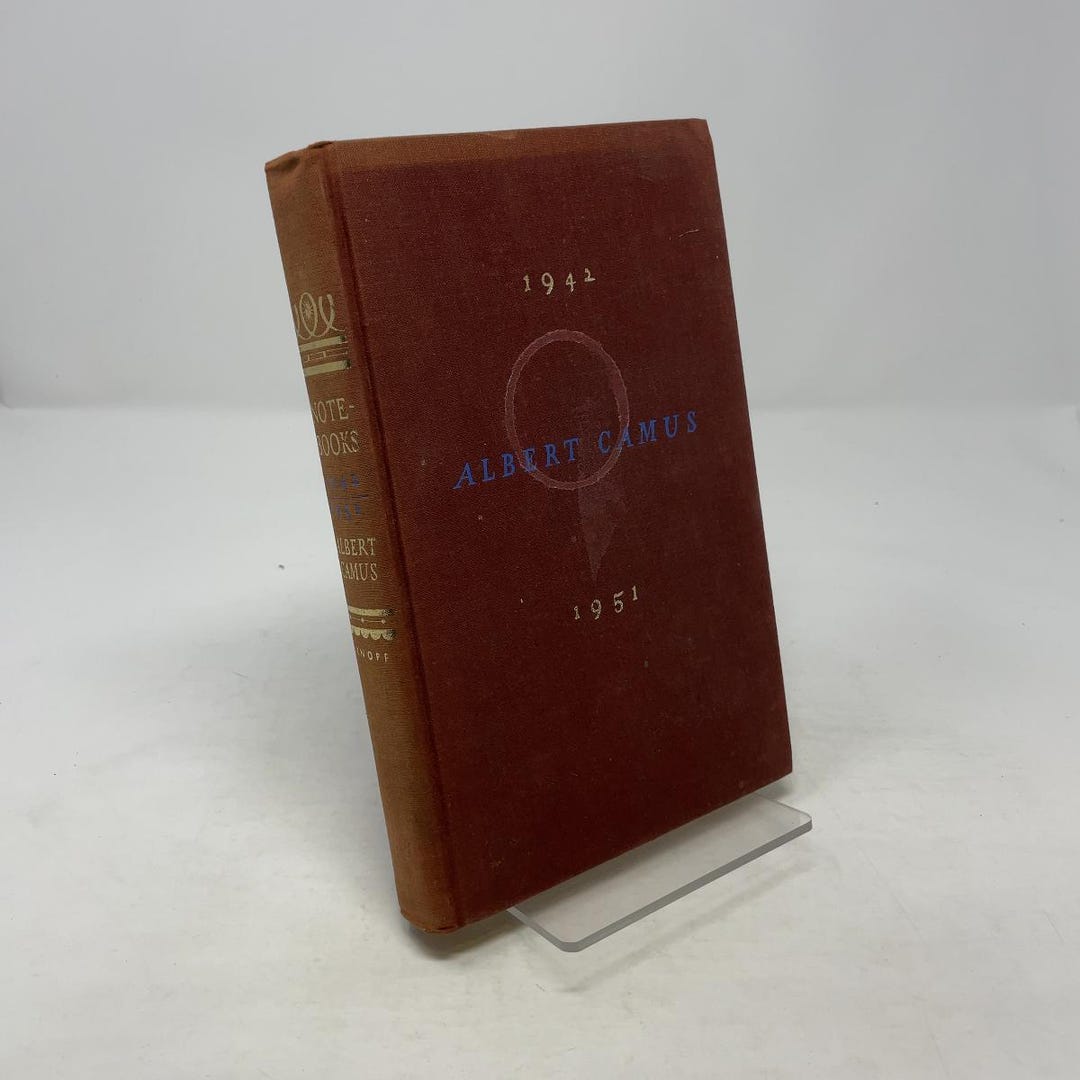 Notebooks 1942-1951 by Albert Camus HC First Edition Hardcover Very ...