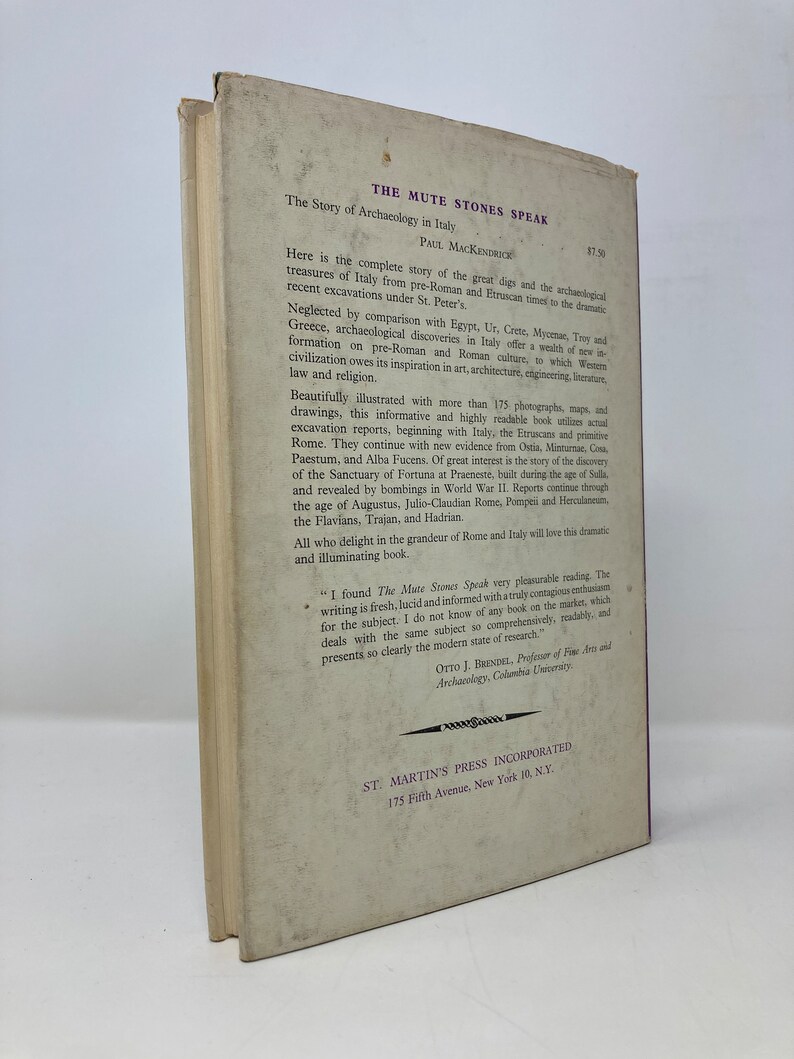 The Etruscans in the Ancient World by Otto-wilhelm Von Vacano HC ...