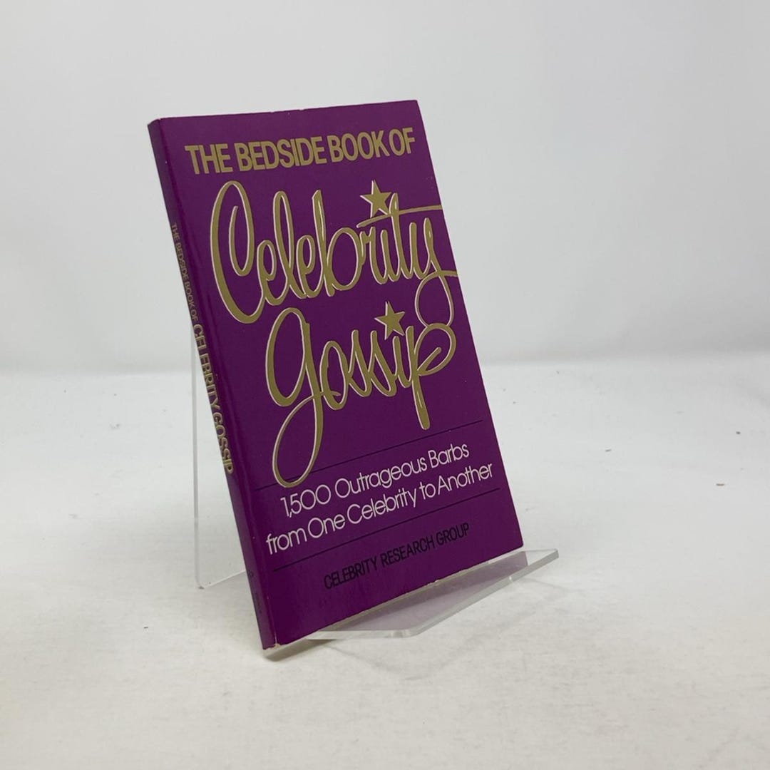 The Bedside Book of Celebrity Gossip by Anonymous PB First Edition ...