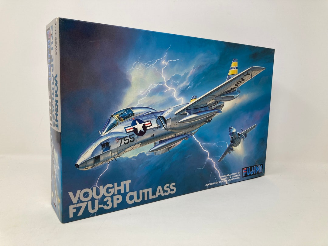 Fujimi Vought F7U-3P Cutlass 1/72 Scale Model Kit New in Box 140135 - Etsy