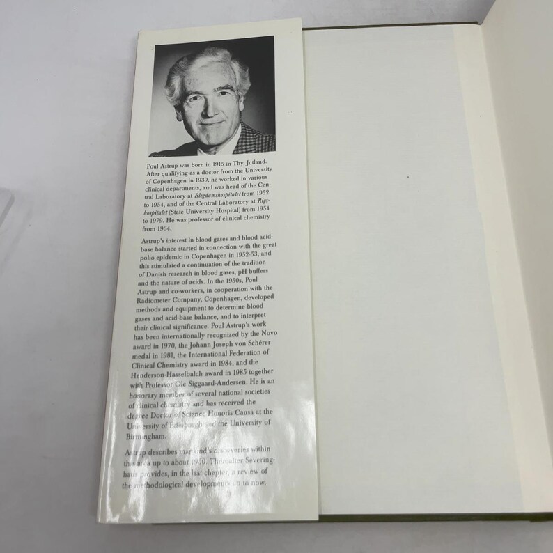 The History of Blood Gases, Acids and Bases by Poul Astrup and John W ...