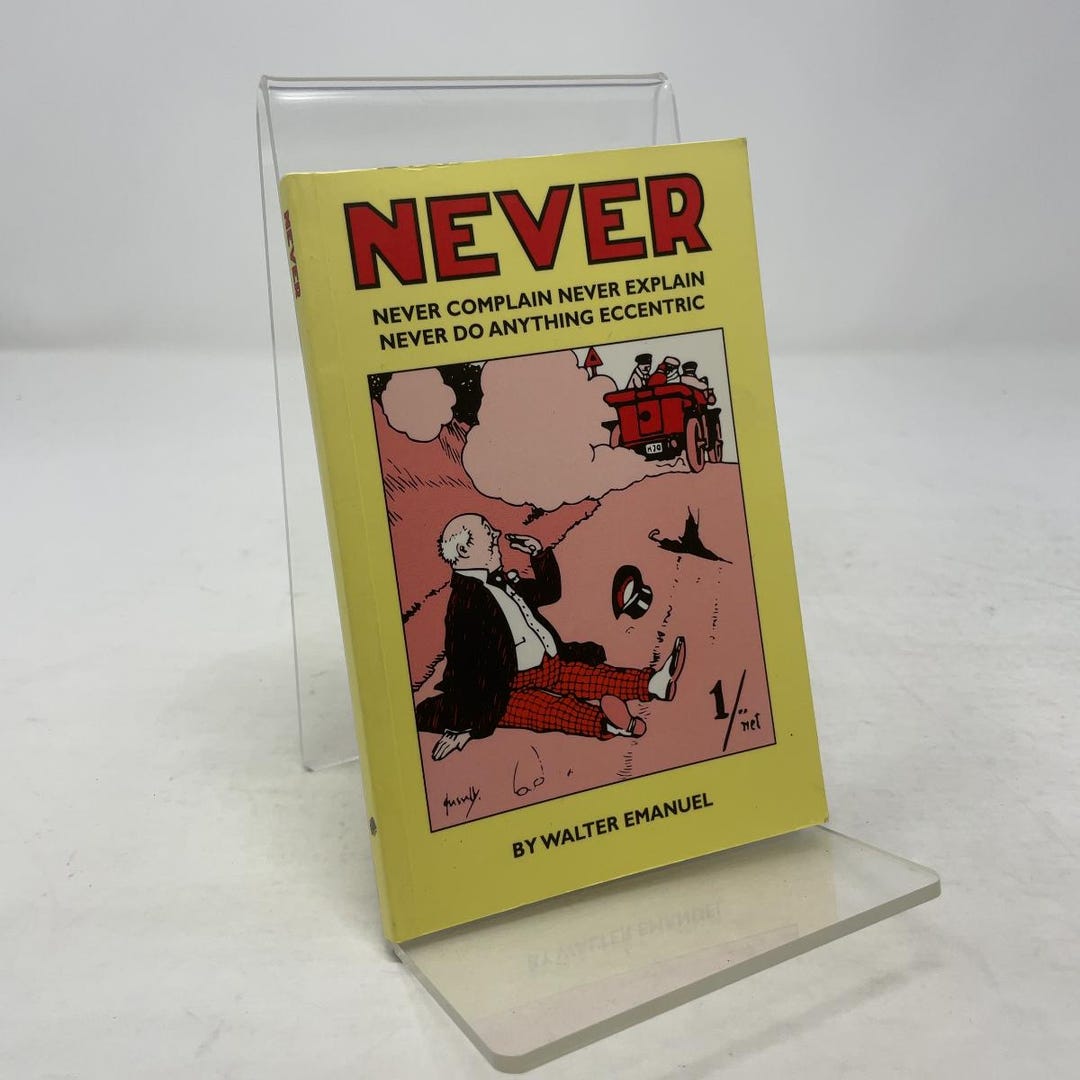Never by Walter Emanuel PB First Edition Paperback Like New 1997 361883 ...