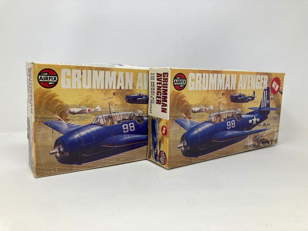 Set of 2 Airfix Grumman Avenger 1/72 Scale Model Kits New in Boxes ...