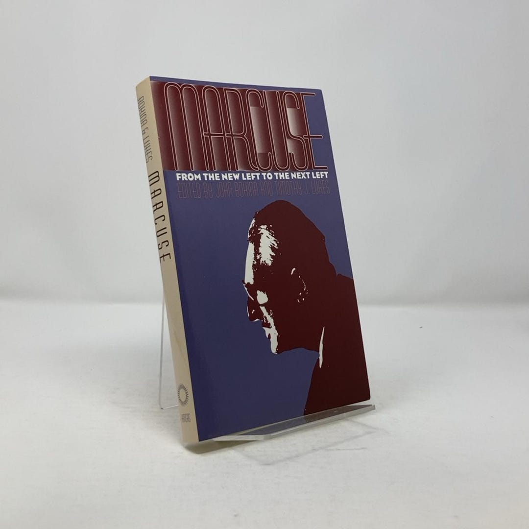 Marcuse by John Bokina and Timothy J. Lukes PB First Edition Paperback ...