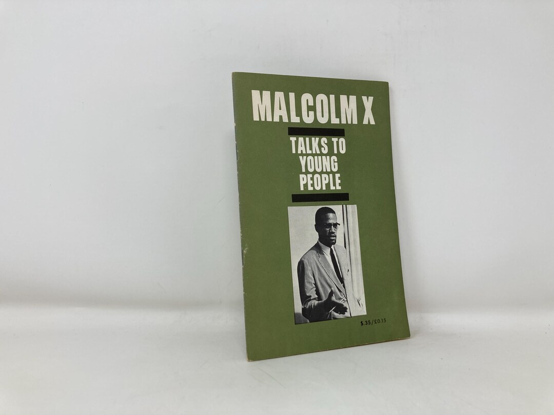 Malcolm X Talks to Young People by Malcolm X PB Paperback First Thus Very Good 1969 195540 - Etsy