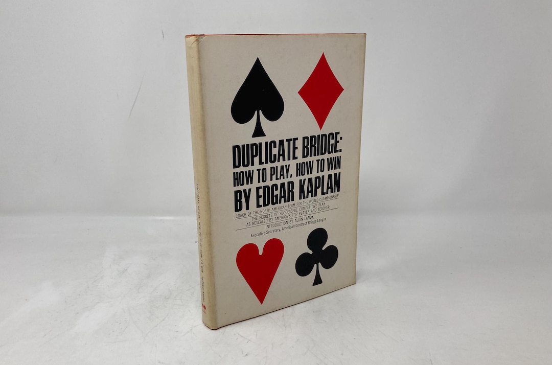 Duplicate Bridge: How to Play, How to Win by Edgar Kaplan HC Hardcover ...