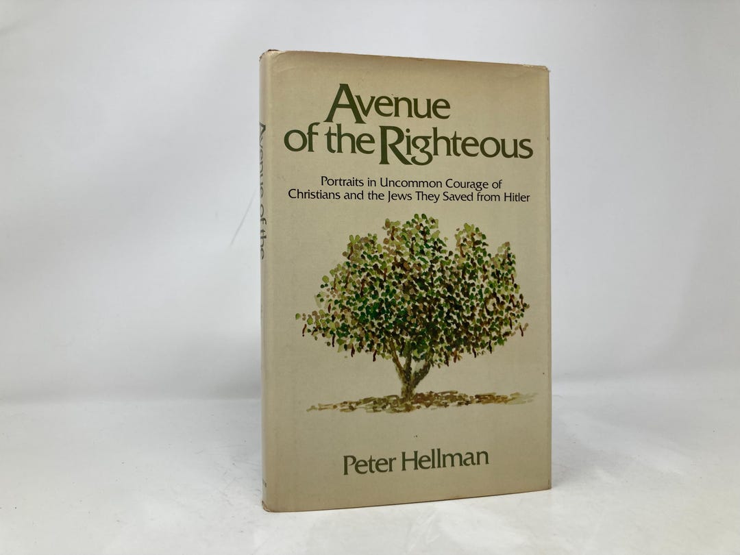 Avenue of the Righteous by Peter Hellman Signed HC Hardcover 1st First VG Very Good 1980 182246 ...