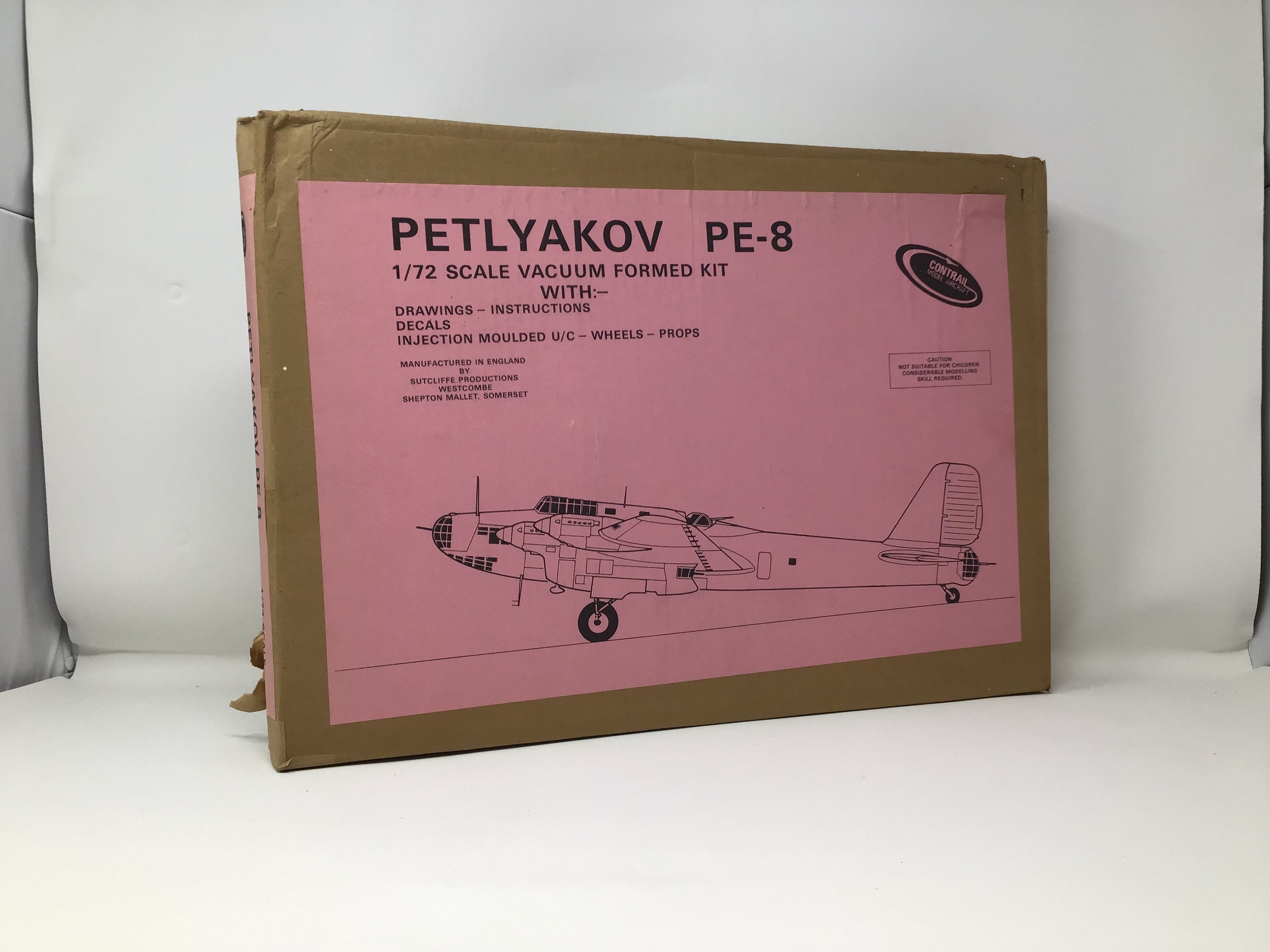 Contrail Model Aircraft Petlyakov PE-8 1/72 Scale Model Kit New in Box ...