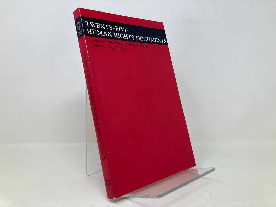 Twenty Five Human Rights Documents by Center for the Study of Human ...