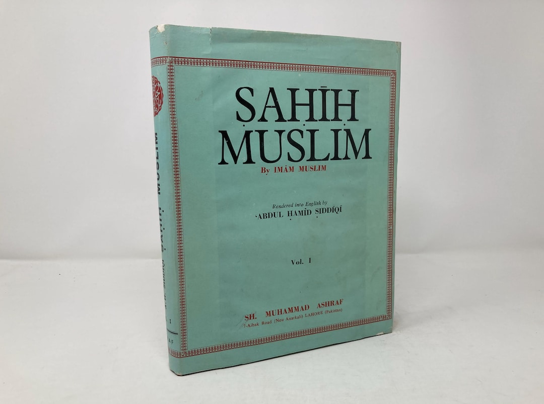 Sahih Muslim Vol. 1 by Imam Muslim HC Hardcover First 1st Very Good ...