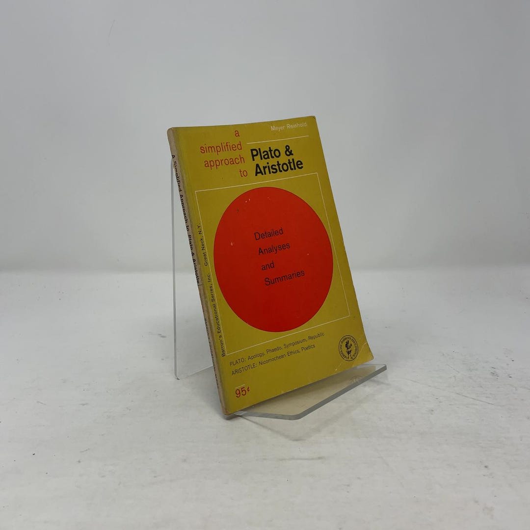 A Simplified Approach to Plato & Aristotle by Meyer Reinhold PB First ...