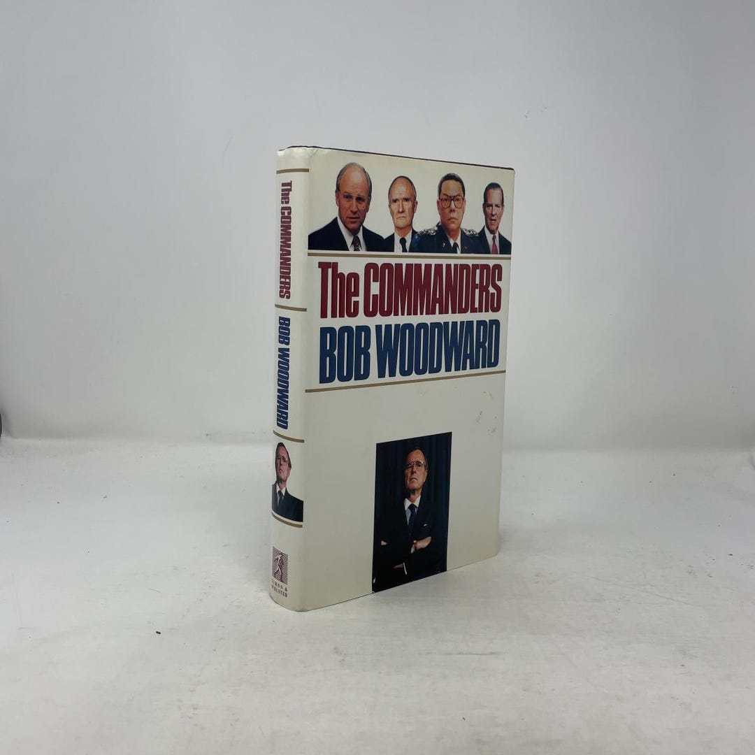 The Commanders by Bob Woodward Signed HC First Edition Hardcover Like ...