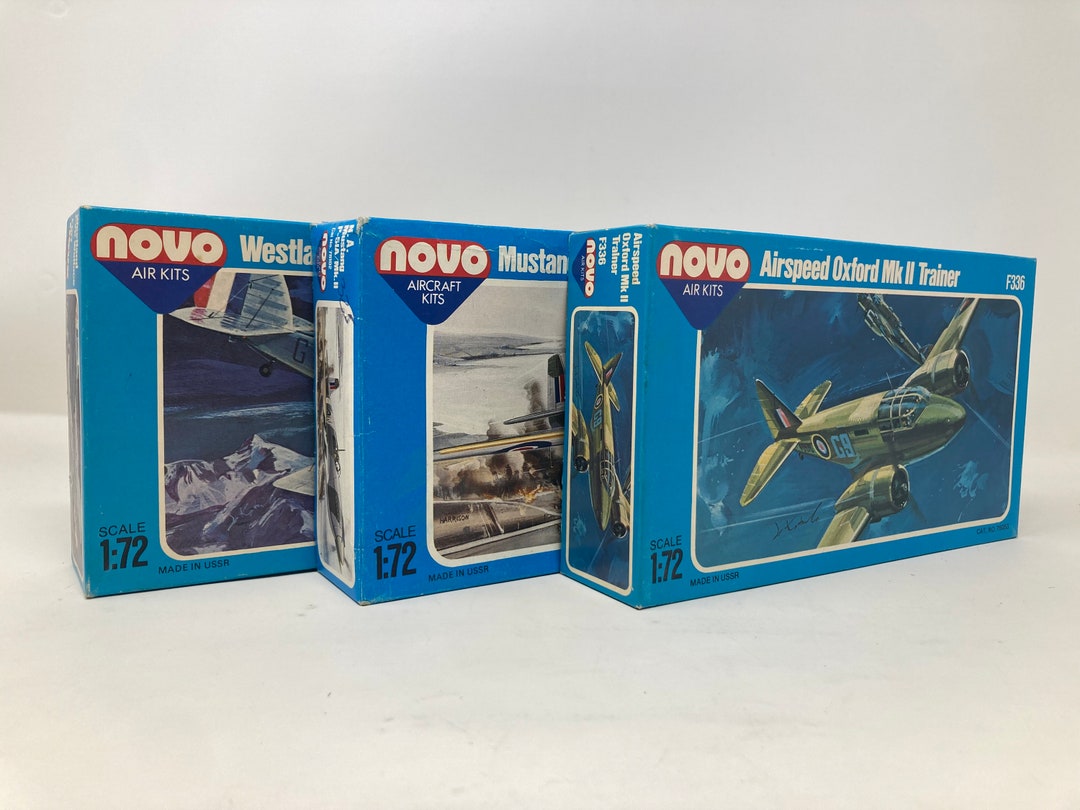 Set of 3 Novo WWII RAF 1/72 Scale Model Airplane Kits (airspeed Oxford ...