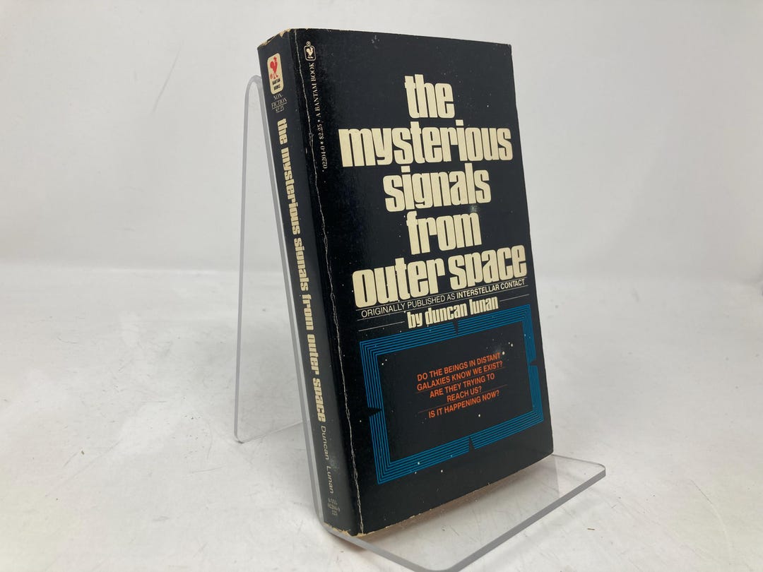 The Mysterious Signals From Outer Space by Duncan Lunan PB Paperback ...
