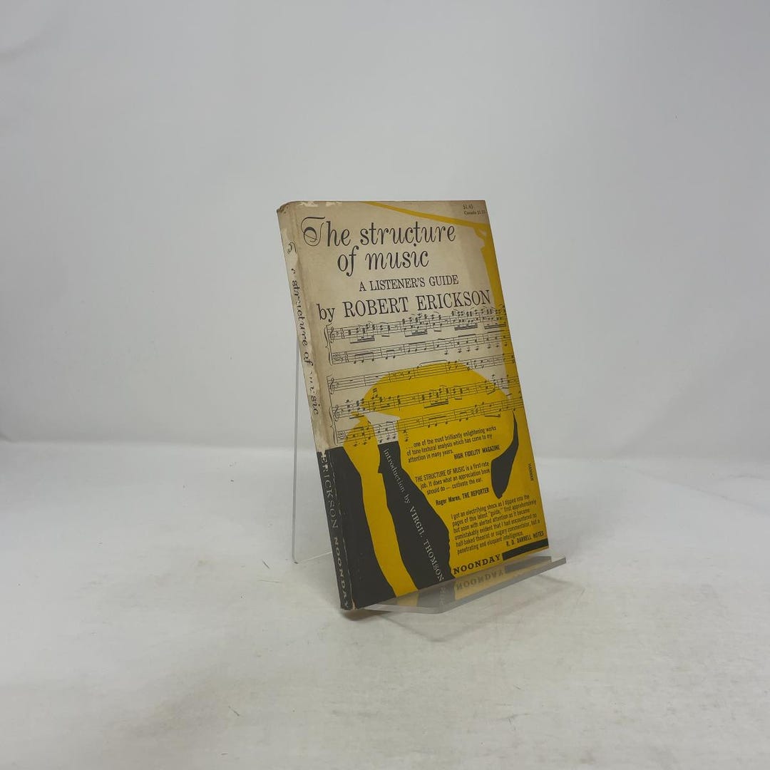 The Structure of Music by Robert Erickson PB First Thus Paperback Very ...