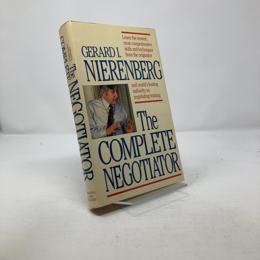The Complete Negotiator by Gerard I. Nierenberg HC First Edition ...