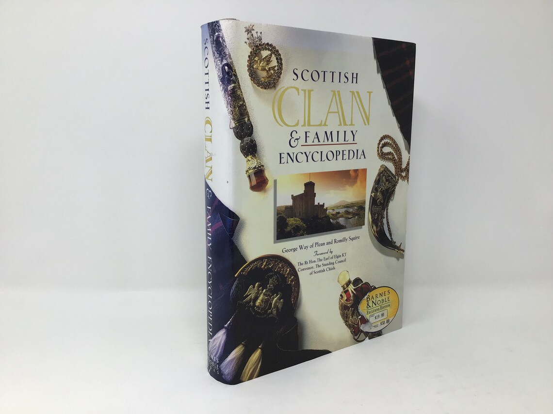 Scottish Clan & Family Encyclopedia by George Way of Plean HC Hardcover ...