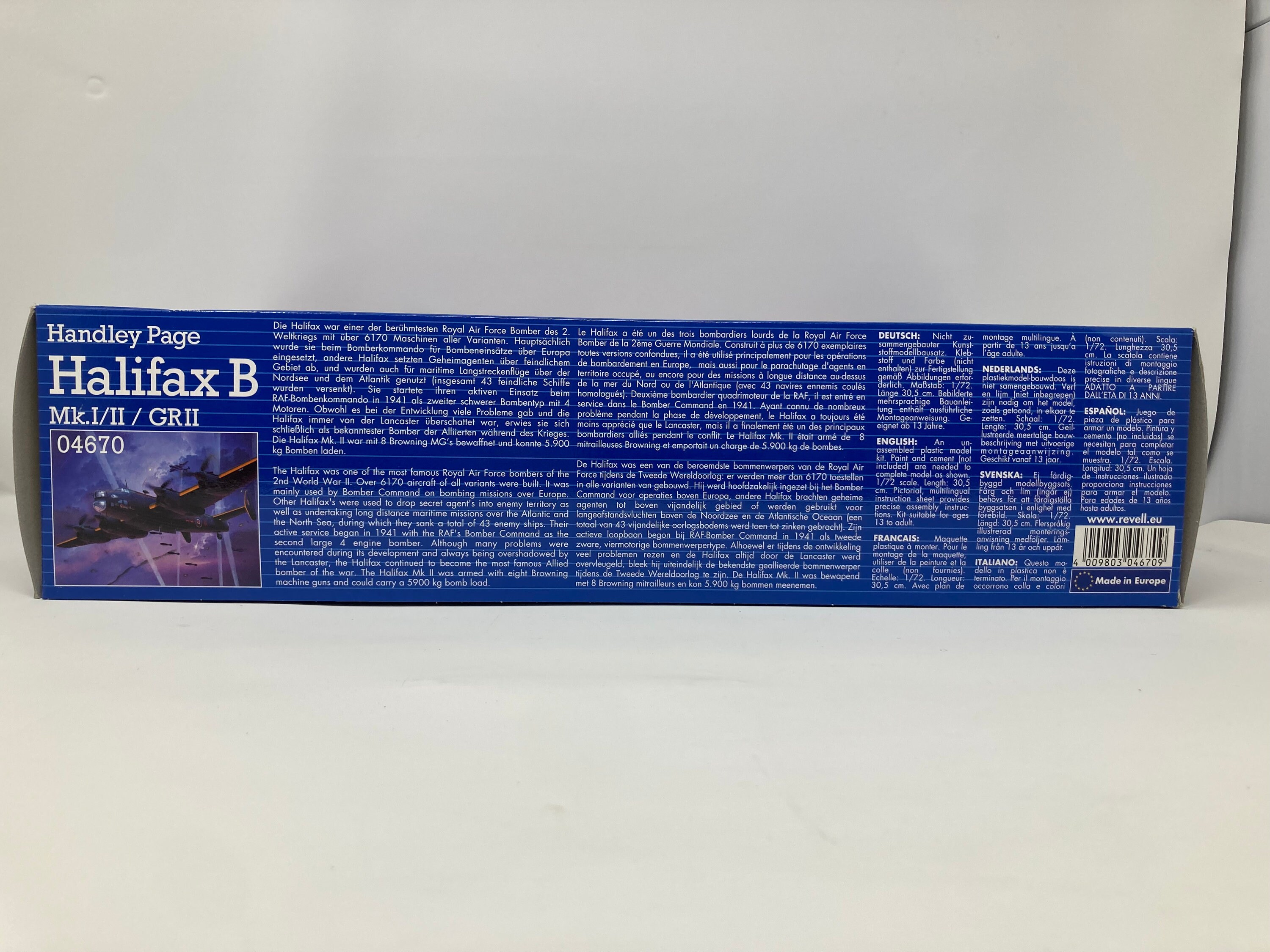 Revell Handley Page Halifax B Mk.i/ii GR II 1/72 Model Kit New - Etsy