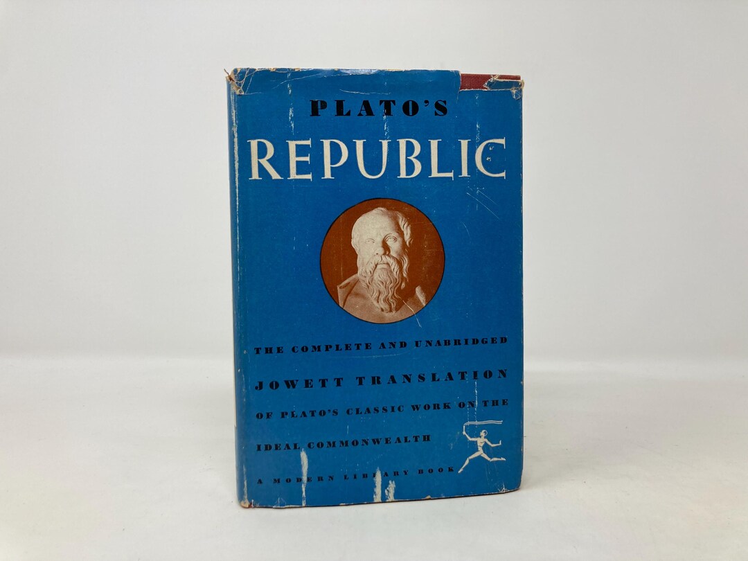Plato's the Republic by B. Jowett HC Hardcover First Thus Very Good ...