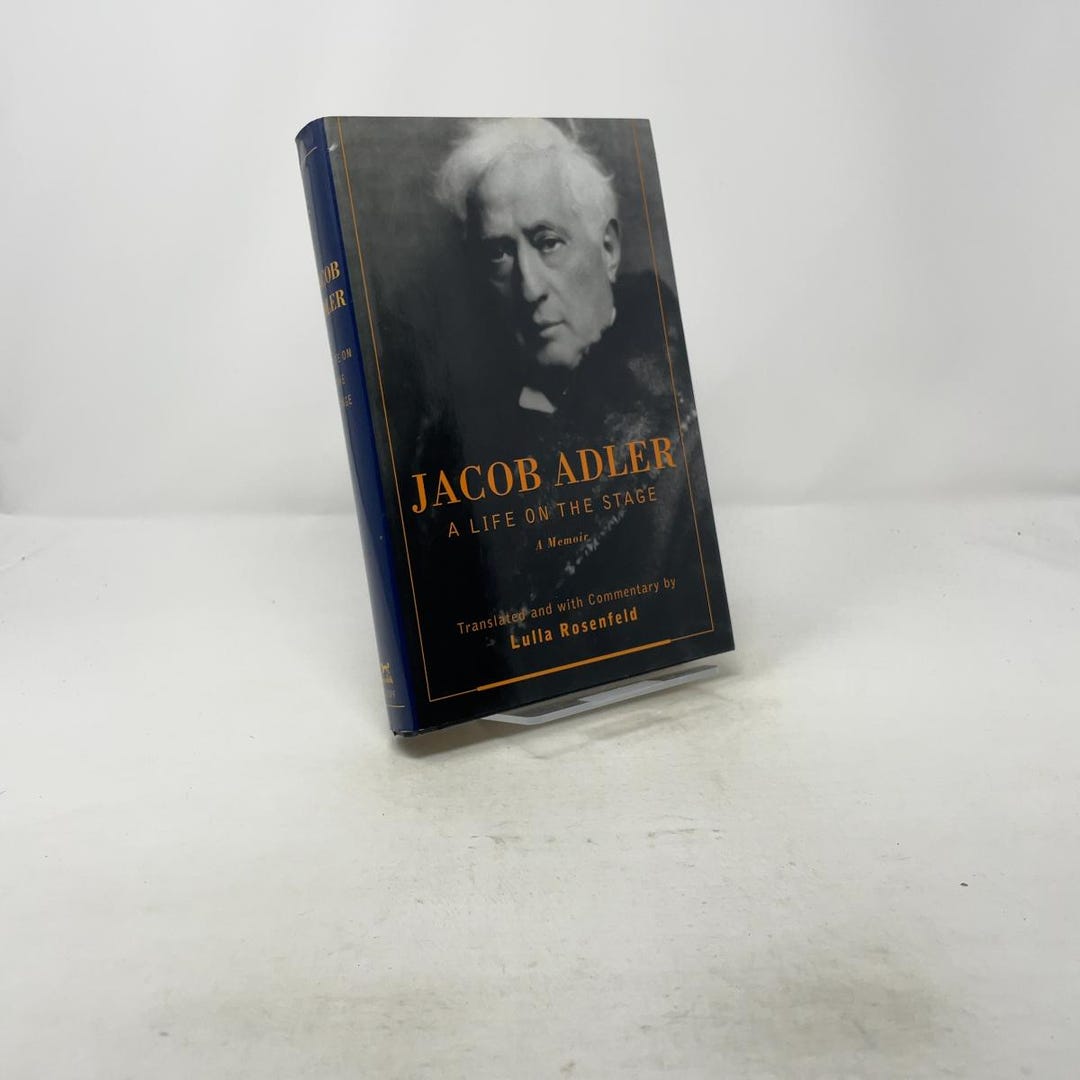 A Life on the Stage by Jacob Adler HC First Edition Hardcover Very Good ...