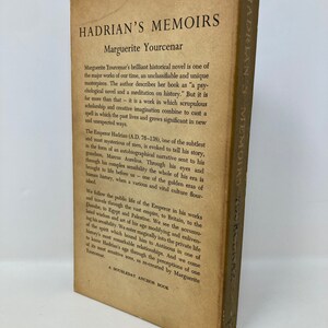 Hadrian's Memoirs by Marguerite Yourcenar Paperback PB First Thus Very ...