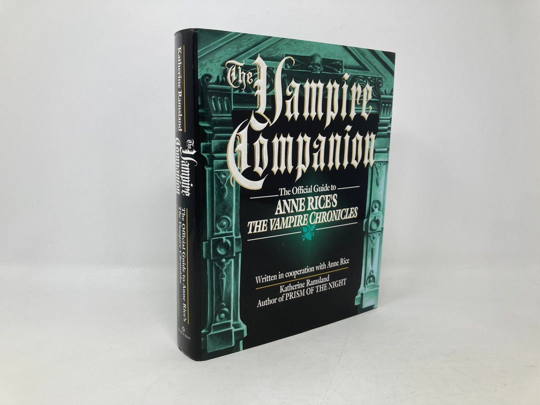 The Vampire Companion by Katherine Ramsland & Anne Rice - Etsy