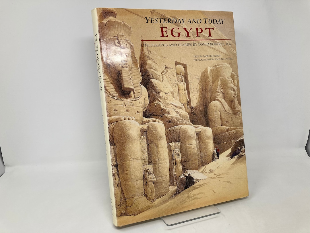 Egypt Yesterday and Today by Antonio Attini Hardcover 1st 1st Like New ...