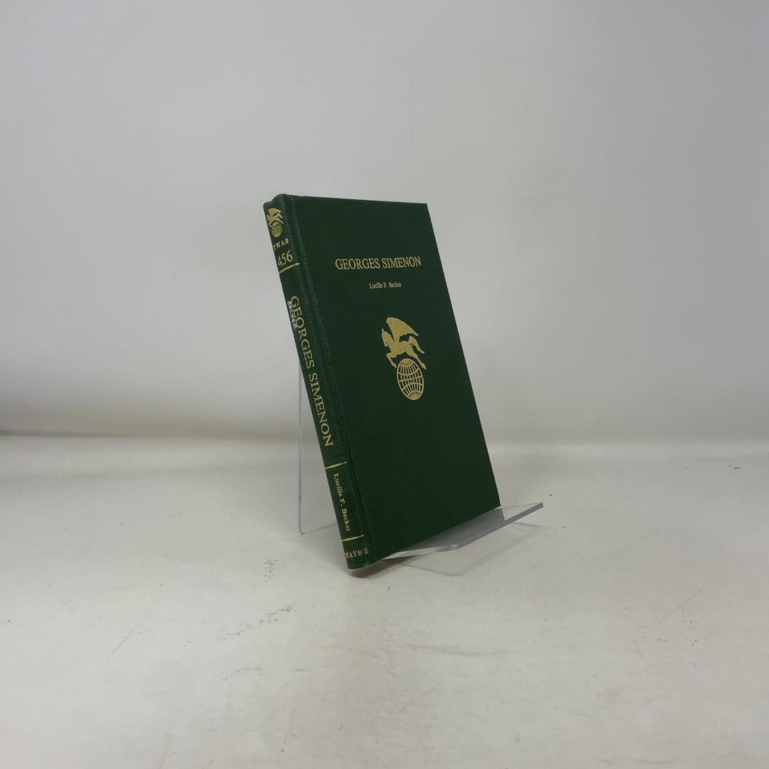 Georges Simenon by Lucille F. Becker HC First Edition Hardcover Very ...