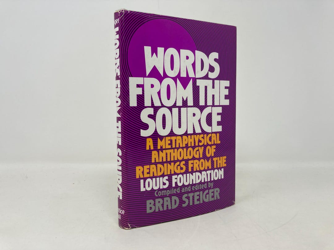 Words From the Source by Brad Steiger HC Hardcover First 1st Very Good ...
