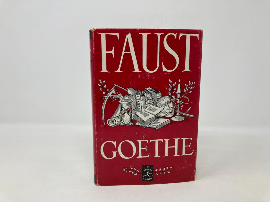 Faust by Johann Wolfgang Von Goethe HC Hardcover First Thus Very Good ...