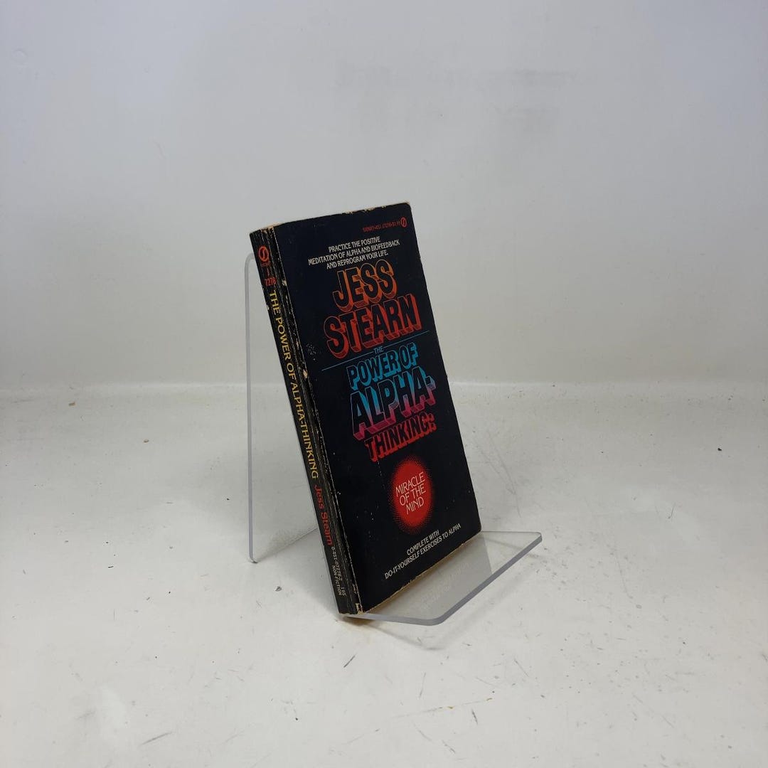 The Power of Alpha Thinking by Jess Stearn PB First Thus Paperback Very ...