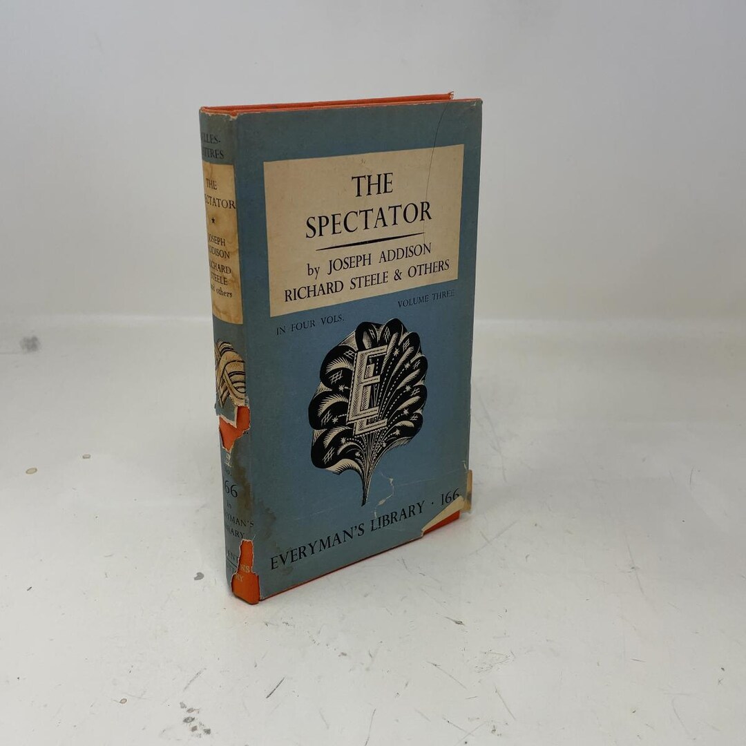 The Spectator Vol III by Joseph Addison HC First Edition Hardcover Very ...