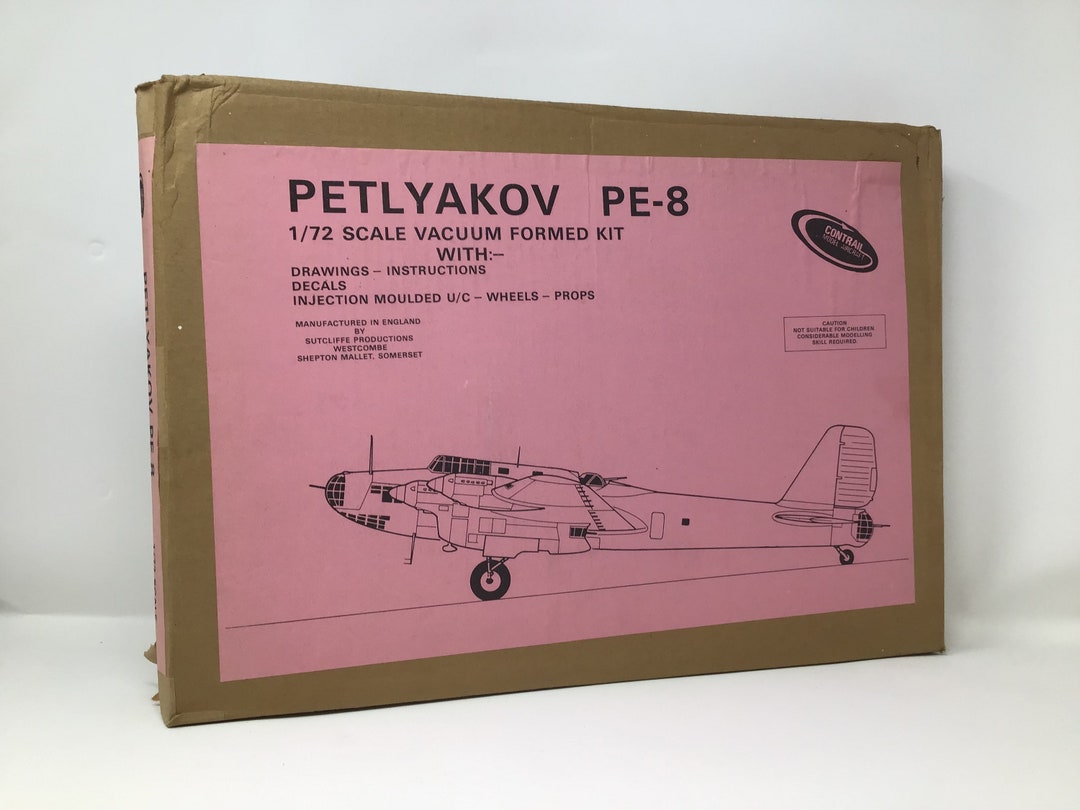 Contrail Model Aircraft Petlyakov PE-8 1/72 Scale Model Kit New in Box ...