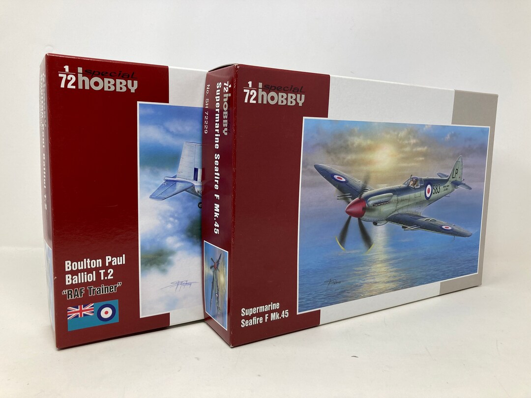 Set of 2 Special Hobby WWII RAF 1/72 Scale Model Airplane Kits ...