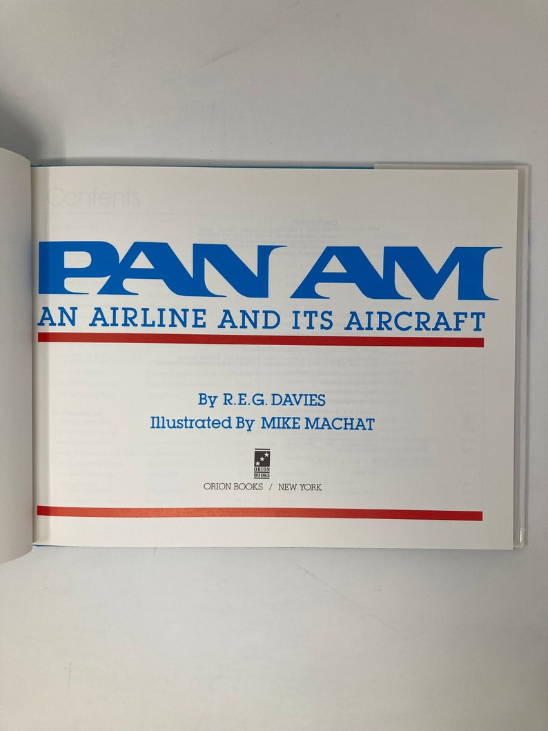 Pan Am: an Airline and Its Aircraft by R.E.G. Davies HC First 1st LN ...