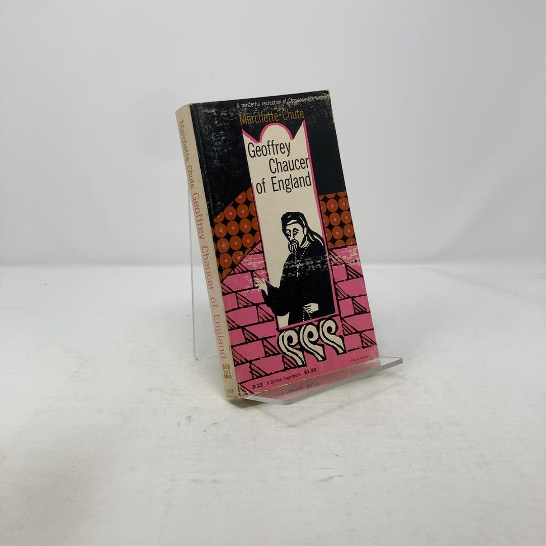 Geoffrey Chaucer of England by Marchette Chute PB First Edition ...