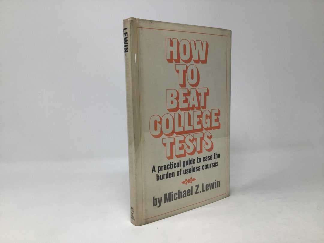 How to Beat College Tests by Michael Z. Lewin HC 1st First Like New ...