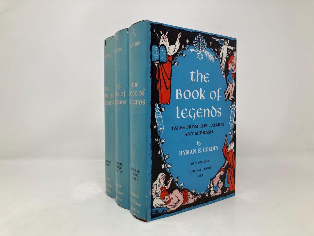 The Book of Legends by Hyman E. Goldin 3 Vols. HC Hardcover 1st First ...