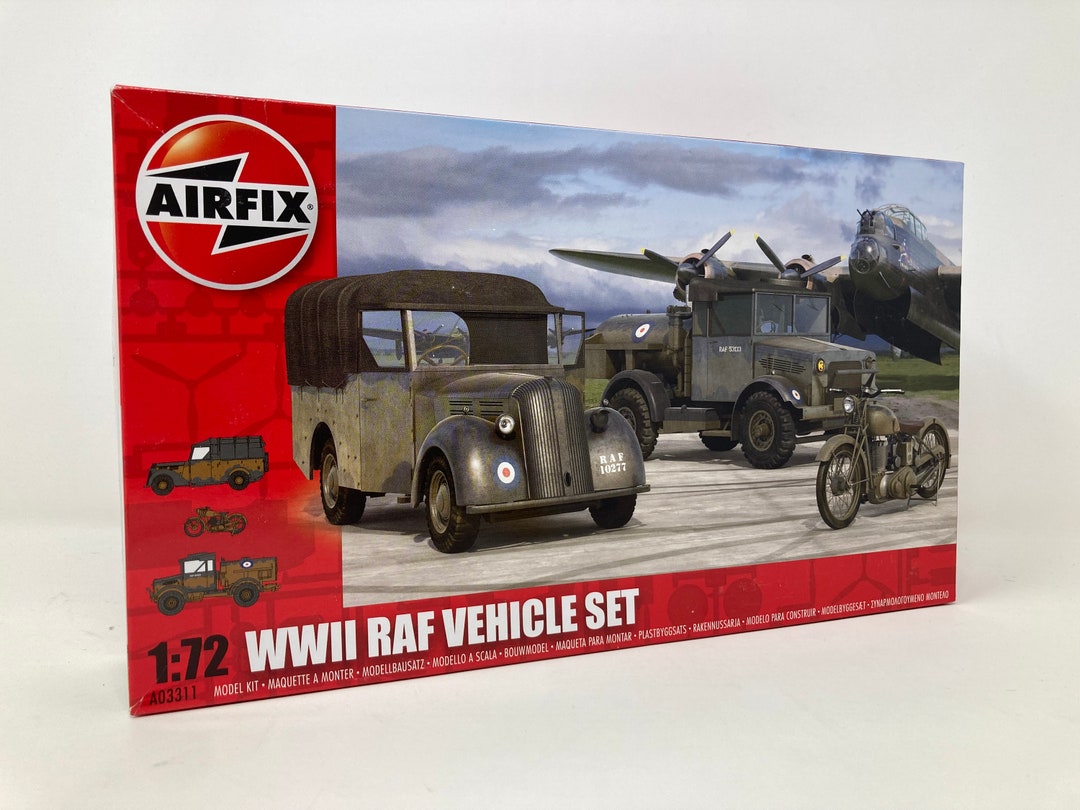 Airfix WWII RAF Vehicle Set 1/72 Scale Model Kit New in Box 144593 - Etsy