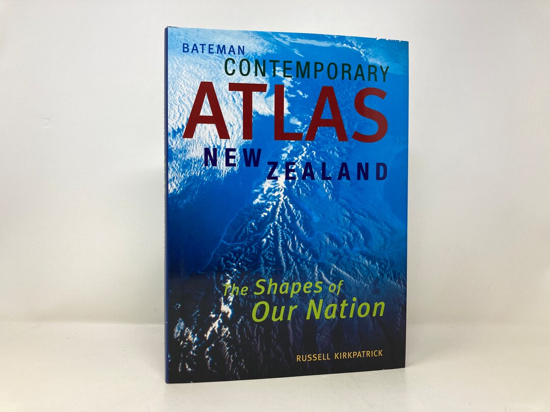 Bateman Contemporary Atlas New Zealand by Russell Kirkpatrick Hardcover ...