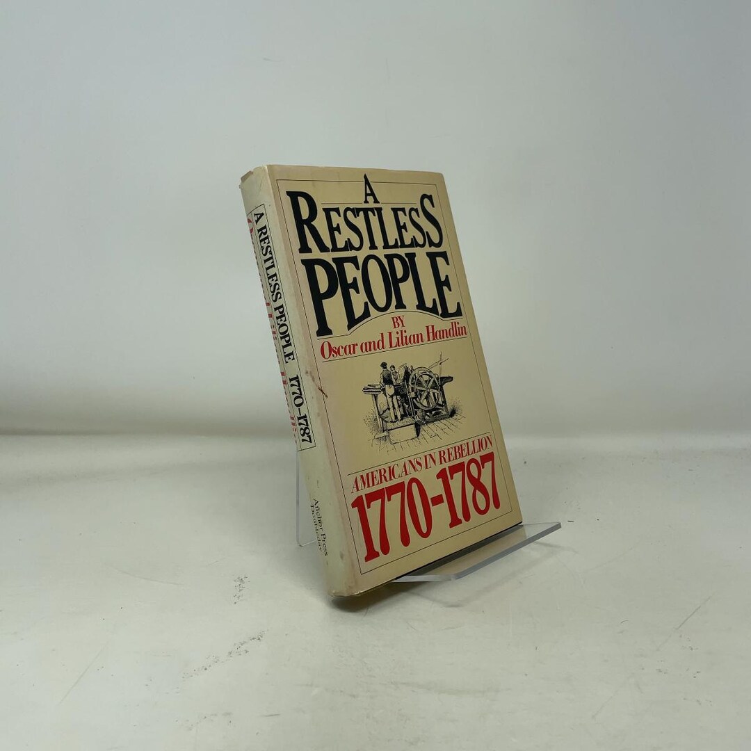 A Restless People by Oscar Handlin HC First Edition Hardcover Very Good ...