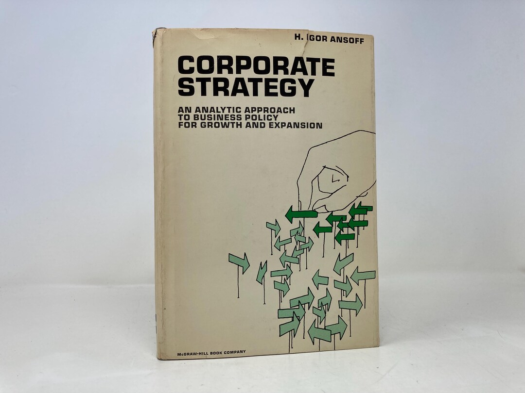 Corporate Strategy by H. Igor Ansoff HC Hardcover 1st First VG Very ...