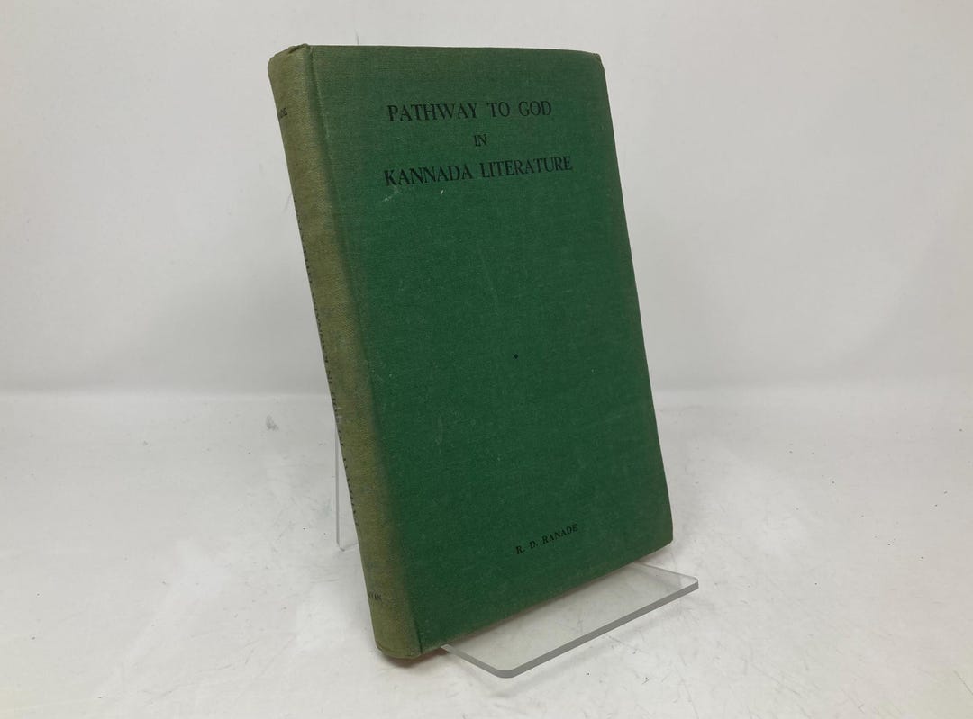 Pathway to God in Kannada Literature by R.D. Ranade HC Hardcover First ...