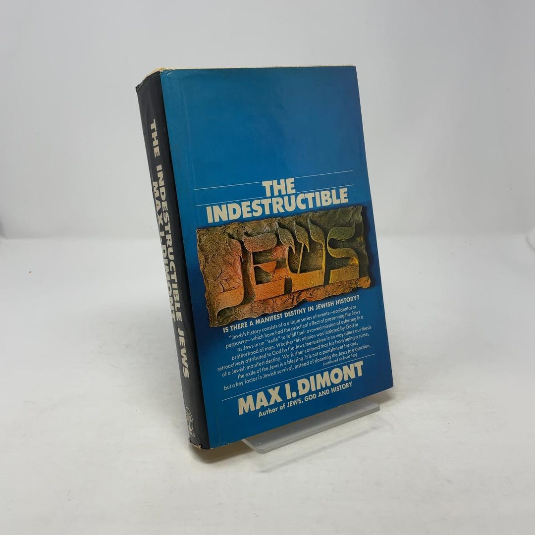 The Indestructible Jews by Max I. Dimont Signed HC First Edition ...