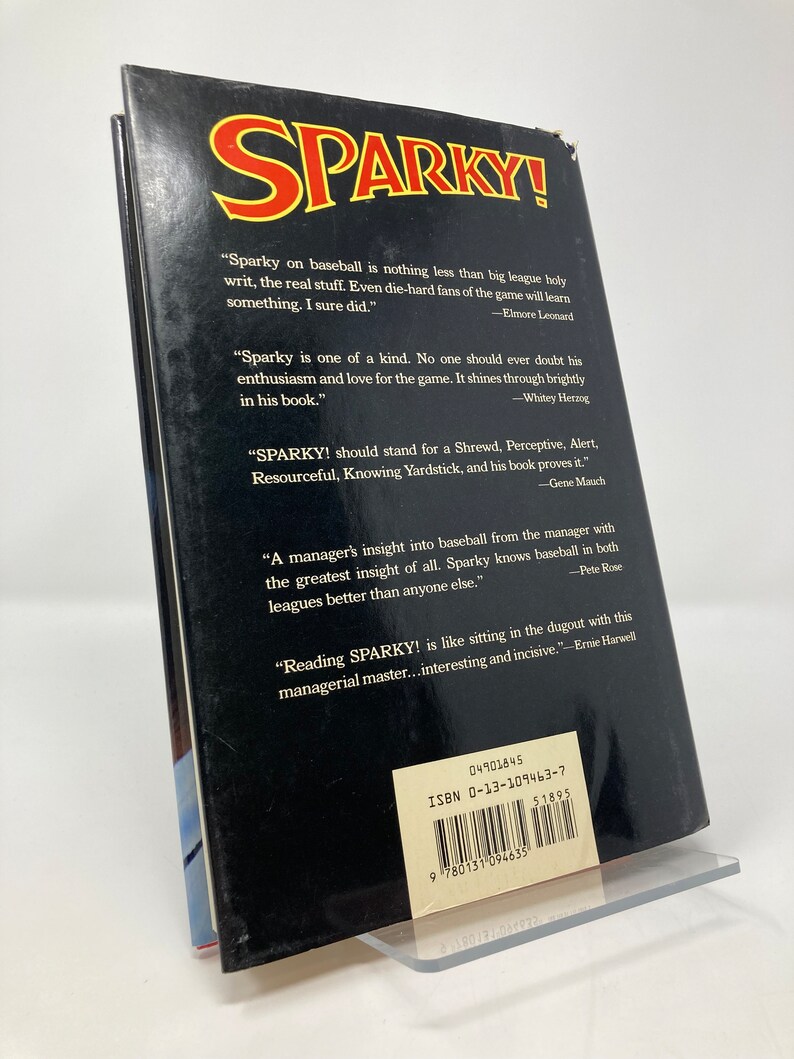 Sparky! by Anderson, Sparky, Ewald, Dan HC Hardcover 1st First VG Very ...