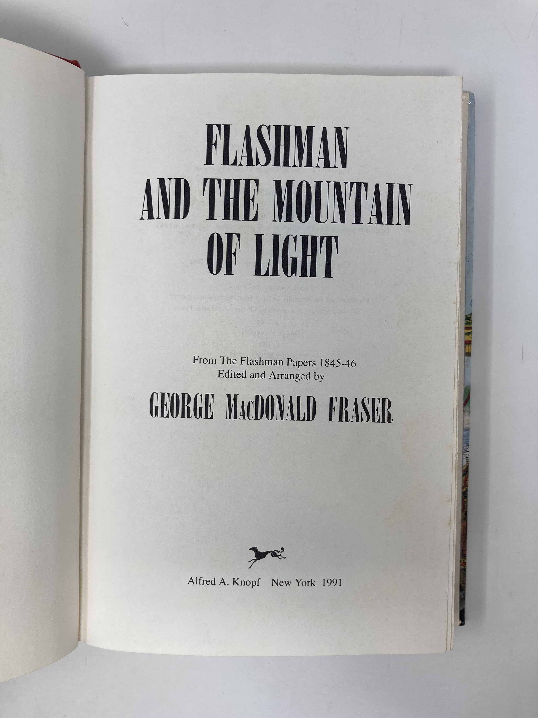 Flashman and the Mountain of Light by George Macdonald Fraser HC ...